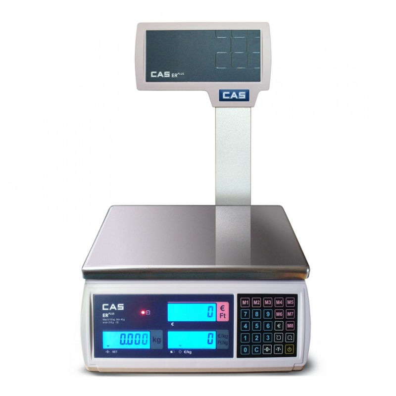 CAS ER Plus mérleg tornyos kivitel hitelesítve - Online pénztárgép ...